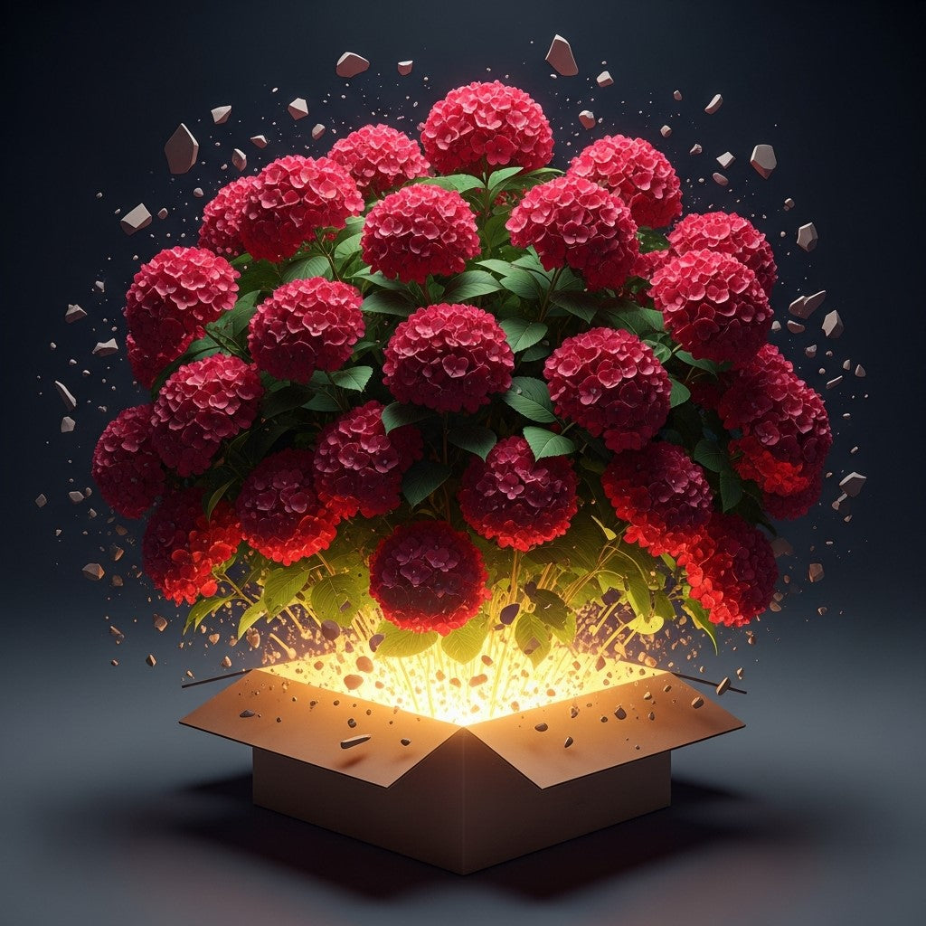Cherry-Go-Round™ Red Hydrangea - Reblooming Compact Mophead Zones 5-9 ...